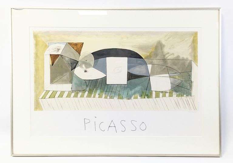 Marina Picasso "Femme Allongee" Framed Lithograph - Kraft Auction ...
