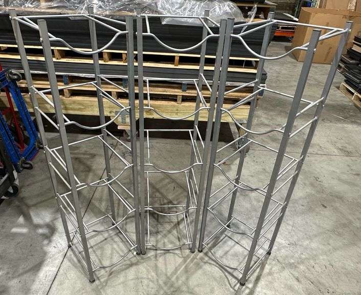 Metal 5 Gallon Water Storage Racks - Kraft Auction Service, LLC