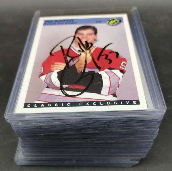 (J) Hockey autograph cards 25 total JSA authentication - Kraft Auction ...