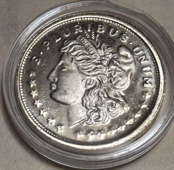 (KK) 1 OZ Silver Round Morgan Coin - Kraft Auction Service, LLC