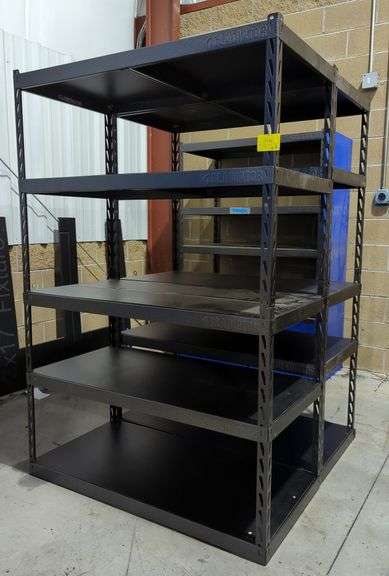 2-Gladiator 5-Tier Shelving Unit (48"×24"×72") Per Shelf Measurements ...