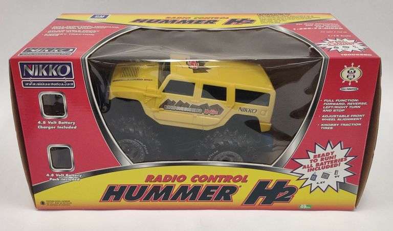 Nikko American GM Radio Control Hummer H2 Swing Back remote Control Car ...