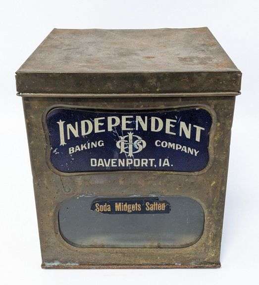 Vintage Independent Baking Co. Bakery Metal Box - Kraft Auction Service ...