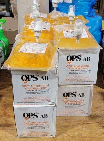 OPS AB Antibacterial Foaming Soap - Kraft Auction Service, LLC