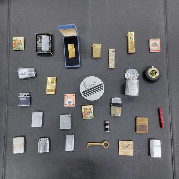 (L) Various Lighters and Matches Zippo, Stuart, Mand More. - Kraft ...