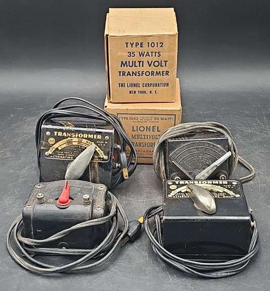 Model Train Transformer Lot, Includes: Lionel Type 1012, 1015 And Two ...