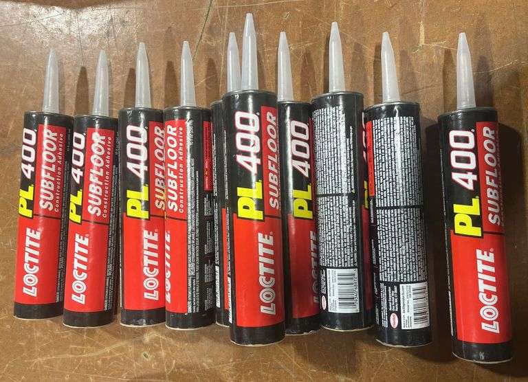 (ZZ) Loctite PL400 Subfloor Construction Adhesive - Kraft Auction ...