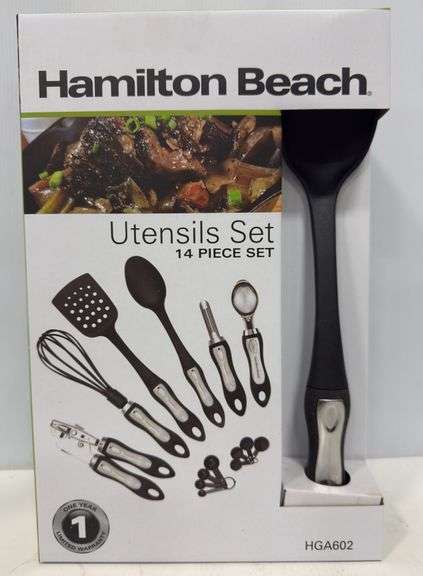 Hamilton Beach Utensils Set (14 Piece Set) - Kraft Auction Service, LLC