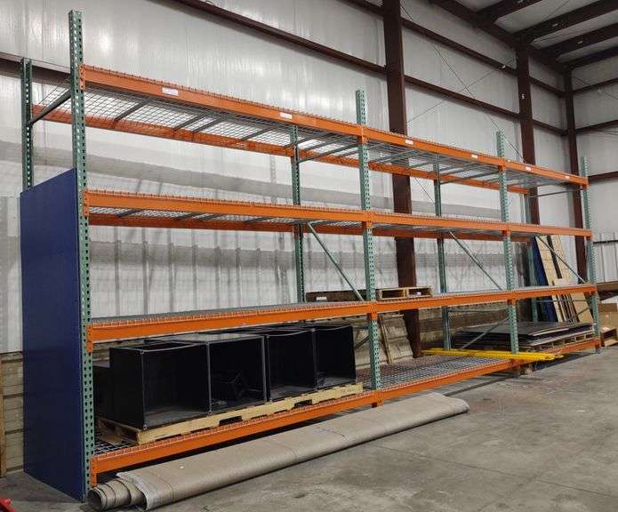 Pallet Racking (322"×48"×140") *(Bidding 1xqt)* **(CONTENTS NOT ...