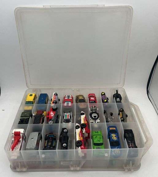 (AH) Plastic Carrying Case For Matchbox Cars - Kraft Auction Service, LLC