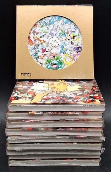 (J) Vintage Pokémon Pikachu Records CDs 1998 - No Cards - Kraft Auction ...