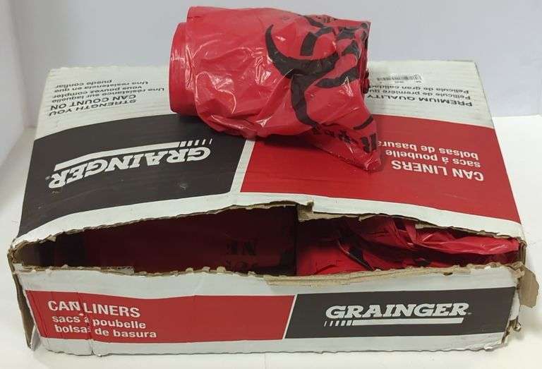 Grainger Red Can Liners - Kraft Auction Service, LLC
