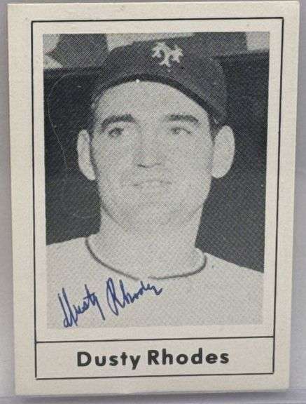 (J) Dusty Rhodes Autograph Signature with COA - Kraft Auction Service, LLC