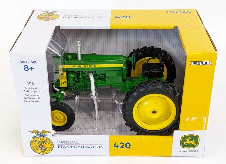 1/16 Ertl John Deere 420 FFA Tractor - Kraft Auction Service, LLC