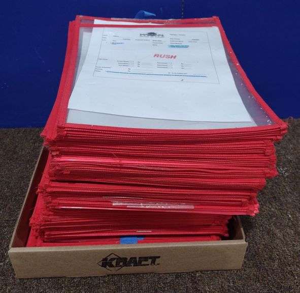 Red Laminated Paper Covers - Kraft Auction Service, LLC