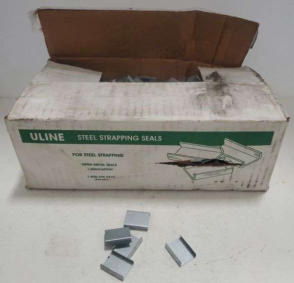 Uline Steel Strapping Seals - Kraft Auction Service, LLC