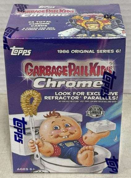 (MC) Garbage Pail Kids Chrome Box 6 Packs - Kraft Auction Service, LLC