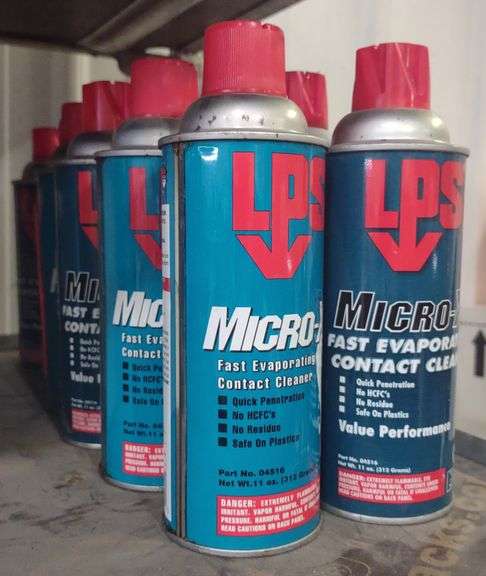LPS Micro-X Fast Evaporating Contact Cleaner (11 oz Each) *(Bidding ...