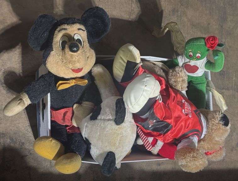 (F) Mickey Mouse, Chicago Bulls Bear, Gumby, and More Plush - Kraft ...