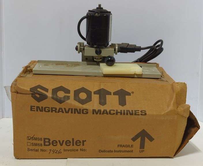Scott Engraving Machines SM98 Beveler - Kraft Auction Service, LLC