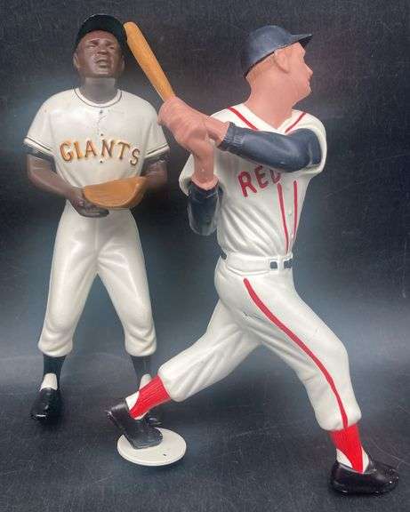 (GH) Ted Williams and Willie Mays vintage statues - Kraft Auction ...