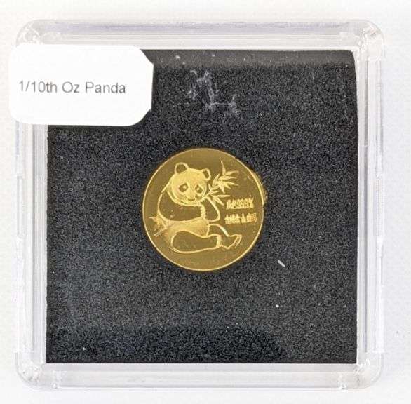 1982 10-Yuan China Panda Cold Coin - Kraft Auction Service, LLC