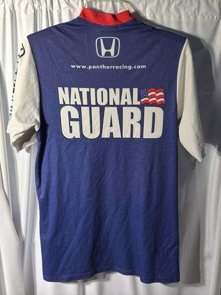(J) 11 Racing Indy Black Panther Racing Blue National Guard Shirts ...