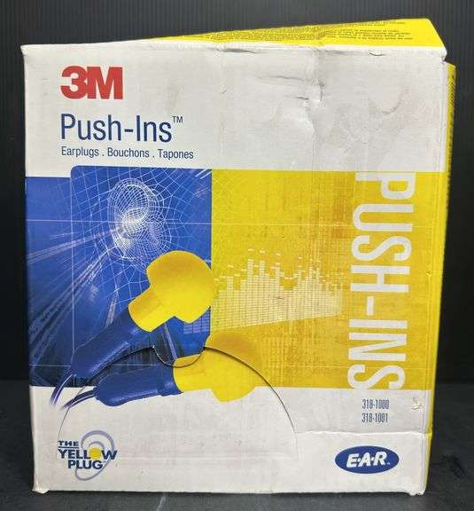 (ZZ) 3M Push-In Ear Plugs - Kraft Auction Service, LLC