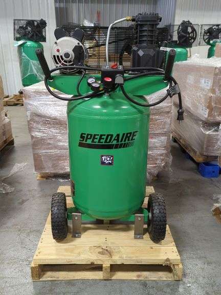 SPEEDAIRE Portable Electric Air Compressor (Model 48UY04) 110 Volt ...