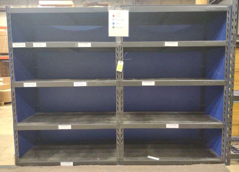 Gladiator Rack Shelvings (48"×24.5"×72") *(Bidding 1xqty)* - Kraft ...