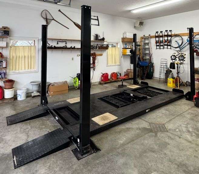 Direct Lift PP8P (plus) Four Post (8,000lb) Car Lift - Kraft Auction ...