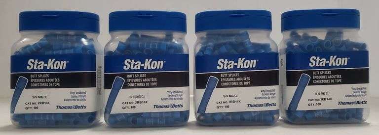 Sta-Kon Butt Splices - Kraft Auction Service, LLC