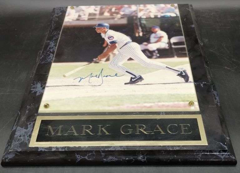 (E) Mark grace 8x10 autograph picture not authenticated - Kraft Auction ...
