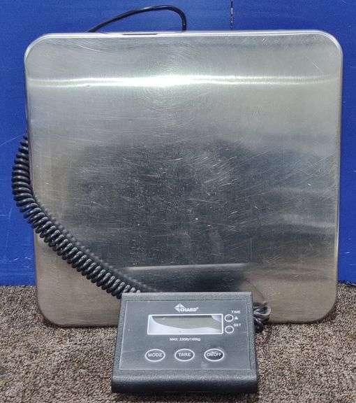 Chard 330LB Digital Scale (Model DA-330) (12"×11"×1.5") - Kraft Auction ...