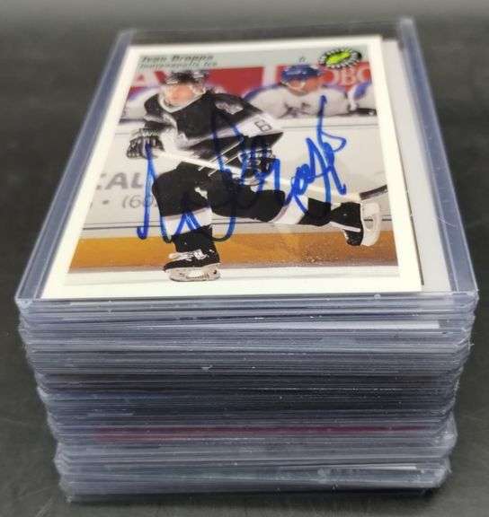 (J) Hockey autograph cards 25 total JSA authentication - Kraft Auction ...