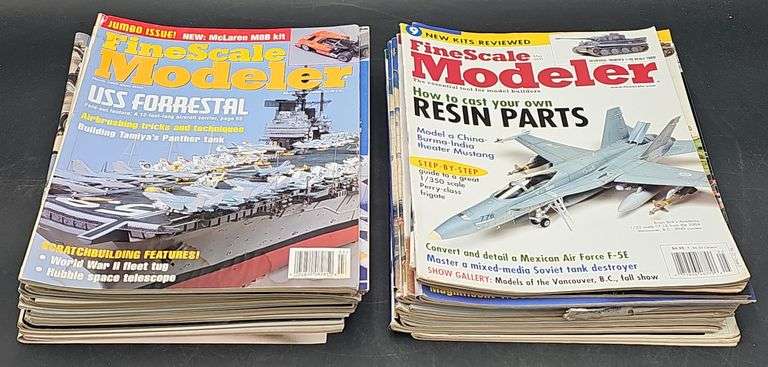 Lot Includes Various Issues Of Fine Scale Modeler Magazine - Kraft ...