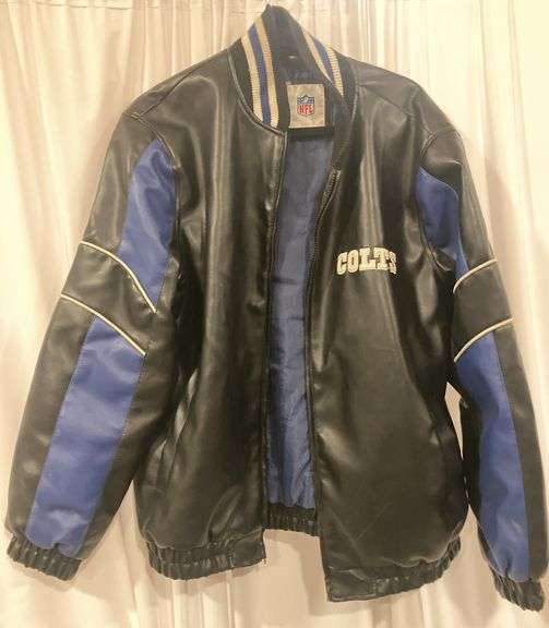(F) Indianapolis Colts NFL jacket size large - Kraft Auction Service, LLC