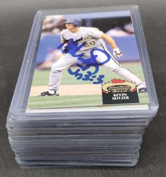 (J) Baseball autograph cards 25 total JSA authentication - Kraft ...
