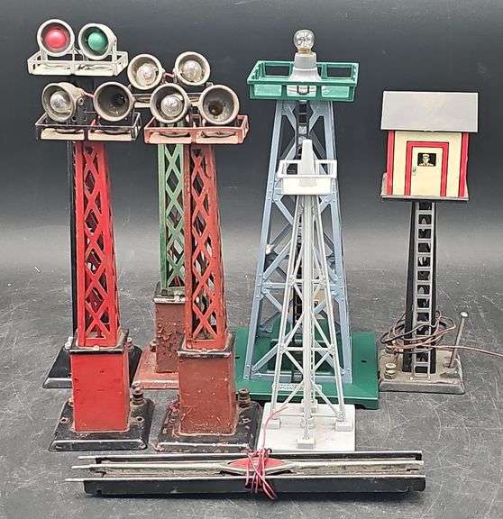Train Accessory Lot Includes: Three Marx 416 Floodlight Towers O Scale ...