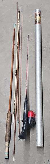 Heddon Fishing Pole,"The Lighting Heart" Heddon "Hedlon" Pole ...