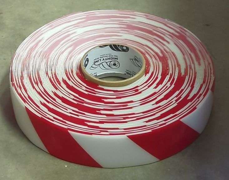 2" Floor Tape Red & White In Box(Measurements Unknown) - Kraft Auction ...