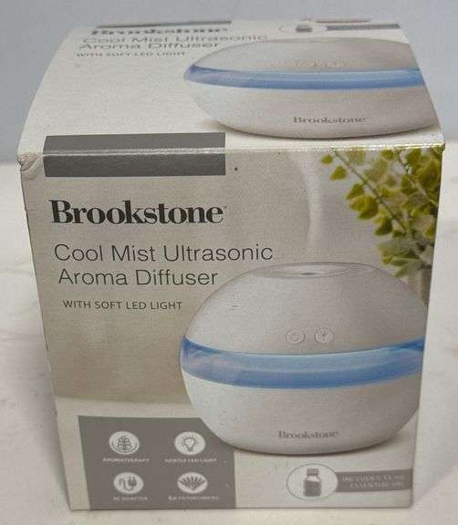 Brookstone Cool Mist Ultrasonic Aroma Diffuser (300mL) - Kraft Auction ...