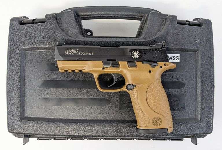 Smith & Wesson M&P .22 Compact .22 LR Semi Auto Pistol - Kraft Auction ...