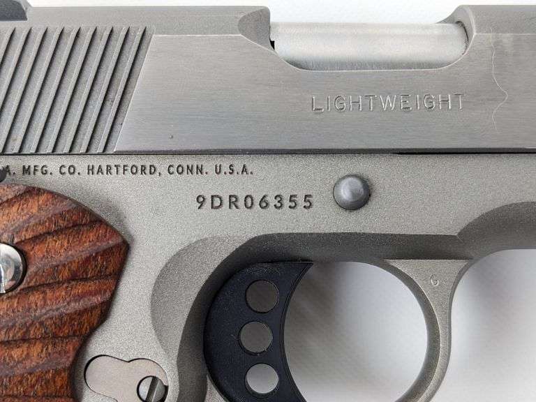 Colt Defender Lightweight 9mm Semi Auto Pistol w/ Case - Kraft Auction ...