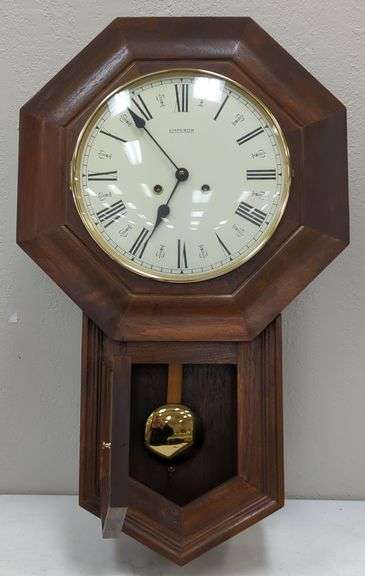 Emperor School House Regulator Wall Clock, German - Kraft Auction ...