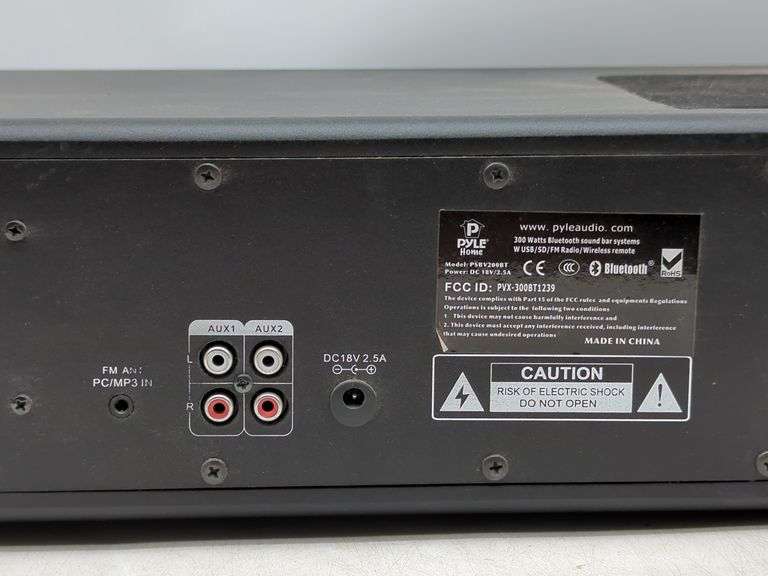(F) Pyle Home PSBV200BT 300 Watt Bluetooth 3D Surround Sound. 24 x 10 x ...