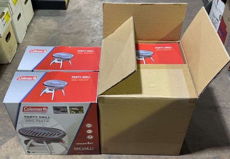 (OP) 4 Coleman Party Grills - Kraft Auction Service, LLC