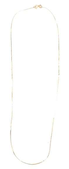 (F) 14K Yellow Gold 14" Chain Necklace - Kraft Auction Service, LLC