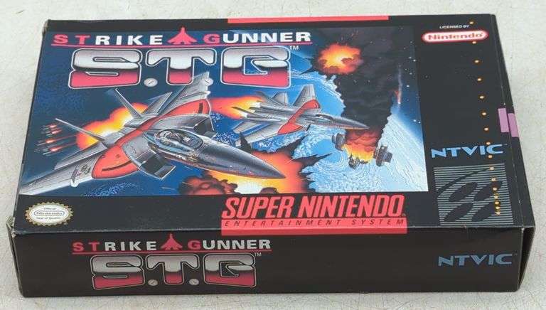 (HI) Super Nintendo Game. ( Strike Gunner STG ). - Kraft Auction ...