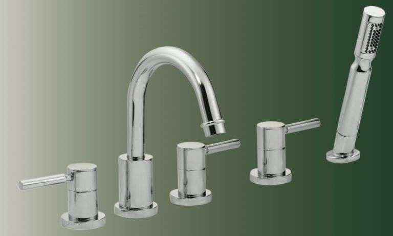 MATCO NORCA Padova Series Two-Handle Roman Tub Faucet, Brushed Nickel ...